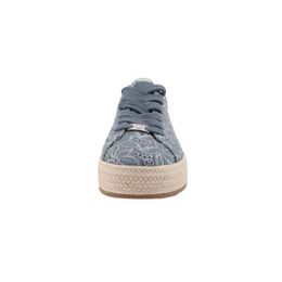 Trainingsschuh Tom Tailor "Tom Tailor Sneaker Low", Mädchen, Gr. 38, denim, unifarben, Schuhe