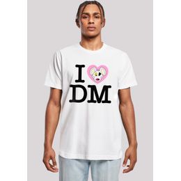 F4NT4STIC Herren T-Shirt "Danger Mouse I Love DM"wei&szlig;, Gr. M, Obermaterial: 100% Baumwolle, Shirts, Premium Qualit&auml;t