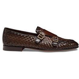 Santoni Men's leather loafer - Gr. UK_9_5 - in Wei&szlig;