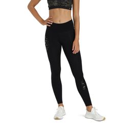 ENDURANCE ATHLECIA Lauftights ATHLECIA "MERAUKE", Damen, Gr. 36, EURO-Größen, schwarz, 72% Polyamid, 28% Elasthan, unifarben, lang, Hosen, mit praktischer Handy-Seitentasche