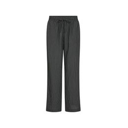 Chinohose soyaconcept "Soya Concept Trousers SC-POY 2_B", Damen, Gr. XXL, Normalgrößen, 9999c schwarz combi, Obermaterial: 87% Viskose, 13% Nylon, Hosen Chinohose