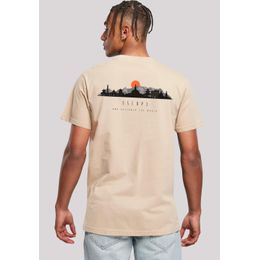 T-Shirt F4NT4STIC "Escape Discover the World Asian Town", Herren, Gr. L, sand, Obermaterial: 100% Baumwolle, regular fit, Rundhals, ohne Bündchen, Shirts, Premium Qualität, ESCAPE Collection