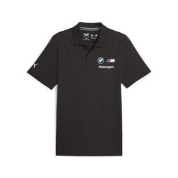 Poloshirt Puma "BMW M Motorsport Poloshirt Herren", Herren, Gr. L, schwarz, Obermaterial: 100% Baumwolle; Kragen: 4% Elasthan, 96% Baumwolle, clean, regular fit, Shirts