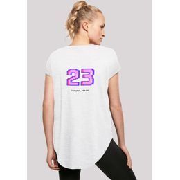 T-Shirt F4NT4STIC "SIlvester Party Happy People Only", Damen, Gr. S, weiß, Obermaterial: 100% Baumwolle, regular fit, Rundhals, ohne Bündchen, Shirts T-Shirt, Print