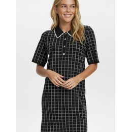 Nümph Jerseykleid NÜMPH "Nümph Dress NUGRIDDA", Damen, Gr. S, Normalgrößen, caviar, Obermaterial: 50% Viskose, 27% Polyester, 23% Polyamid, Kleider