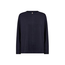 Blusentop soyaconcept "Soya Concept Shirt SC-BANU", Damen, Gr. XL, 6910 navy, Obermaterial: 48% Modal, 48% Polyester, 4% Elasthan, Blusen Blusentop