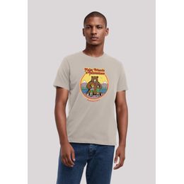 T-Shirt F4NT4STIC "US National Parks Make Friends At Yellowstone", Herren, Gr. XL, beige (sand), Obermaterial: 100% Baumwolle, regular fit, Rundhals, ohne Bündchen, Shirts, Premium Qualität