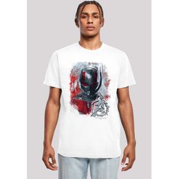 T-Shirt F4NT4STIC "Marvel Avengers Endgame Ant-Man Brushed", Herren, Gr. L, weiß, Obermaterial: 100% Baumwolle, regular fit, Rundhals, ohne Bündchen, Shirts, Herren,Premium Merch,Regular-Fit,Basic,Logo Print