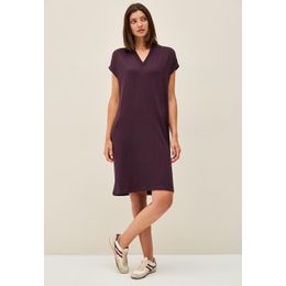 Sommerkleid Cecil, Damen, Gr. XXL (46), US-Gr&ouml;&szlig;en, rot (mulberry rot), Stoff, 78% Viskose, 17% Polyester, 5% Elasthan, gemustert, normal knielang, V-Ausschnitt, abgesteppt, Kleider Sommerkleid, knielang