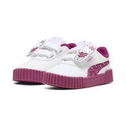 Puma Kinder Sneaker "Puma x HELLO KITTY AND FRIENDS Carina 3.0 Sneakers M&auml;dchen", Gr. 22wei&szlig; berry pink, Obermaterial: Textil, Synthetik; Futter: