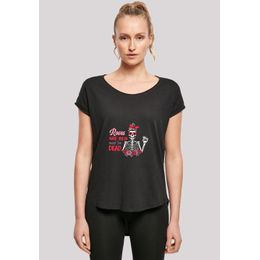 F4NT4STIC Damen T-Shirt "Anti Valentinstag Roses are red"schwarz, Gr. XXL, Obermaterial: 100% Baumwolle, Shirts, Premium Qualit&auml;t