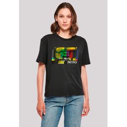 T-Shirt F4NT4STIC "Heroes of Childhood Tao Tao Cassette", Damen, Gr. L, schwarz, Obermaterial: 100% Baumwolle, oversize, Rundhals, ohne Bündchen, Shirts, Retro, Heroes of Childhood, TV Serie