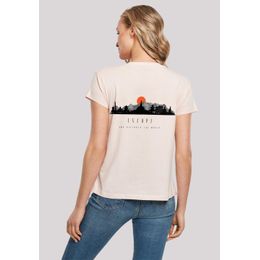 T-Shirt F4NT4STIC "Escape Discover the World Asian Town", Damen, Gr. L, pink, Obermaterial: 100% Baumwolle, oversize, Rundhals, ohne B&uuml;ndchen, Shirts T-Shirt, Premium Qualit&auml;t, ESCAPE Collection