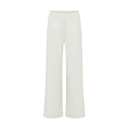 Pyjama CCDK COPENHAGEN "CCDK Copenhagen sleep pants Amy", Damen, Gr. L, snow wei&szlig;, Obermaterial: 68% Viskose, 28% Baumwolle, 4% Elasthan, Homewear-Sets Pyjama