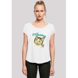 F4NT4STIC Damen T-Shirt "Puss N Boots The Cats Pajamas Vintage Art"weiß, Gr. 4XL, Obermaterial: 100% Baumwolle, Shirts, Premium Qualität