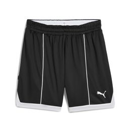 Shorts Puma "Hoopaverse Mesh Basketballshorts Herren", Damen, Gr. 4XL, Normalgr&ouml;&szlig;en, schwarz, Obermaterial: 100% Polyester; Futter: 100% Polyester; Taschenfutter: 100% Polyester, unifarben, regular fit, Hosen Shorts