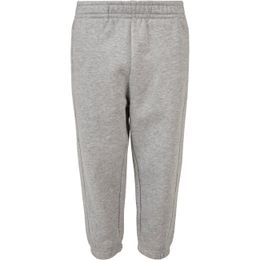 Stoffhose Urban Classics "Urban Classics Herren Boys Sweatpants", Mädchen, Gr. 146/152, Normalgrößen, grau, 65% Baumwolle, 35% Polyester, unifarben, loose fit, Hosen