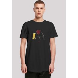 T-Shirt F4NT4STIC "IT Film ES Stephen King Georgie Balloon", Herren, Gr. M, schwarz, Obermaterial: 100% Baumwolle, regular fit, Rundhals, ohne Bündchen, Shirts, Print