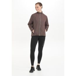 Laufjacke Endurance "Shela", Damen, Gr. 42, lila (aubergine), 100% Polyester, unifarben, normal, ohne Ausschnitt, Jacken, mit hoher Atmungsaktivit&auml;t