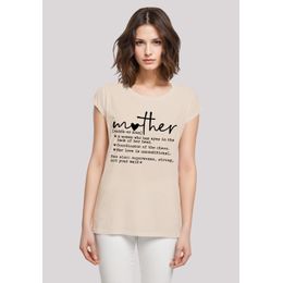 T-Shirt F4NT4STIC "Muttertag Superwoman Mama", Damen, Gr. 4XL, wei&szlig; (sandwei&szlig;), Obermaterial: 100% Baumwolle, regular fit, Rundhals, ohne B&uuml;ndchen, Shirts T-Shirt, Premium Qualit&auml;t