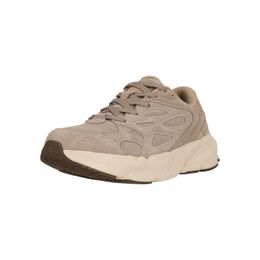 Sneaker Endurance "Bryce", Damen, Gr. 41, grau (taupe), Kunstfaser, Leder, Schuhe Sneaker, mit Wildleder-Obermaterial