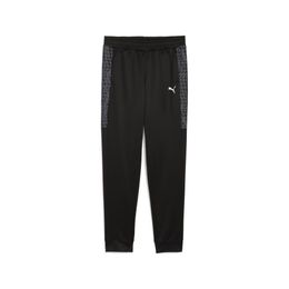 Sporthose Puma "TRAIN ALL DAY Essentials Polyblend Hose Jungen", Mädchen, Gr. 128, Normalgrößen, schwarz, 100% Polyester, slim fit, Hosen