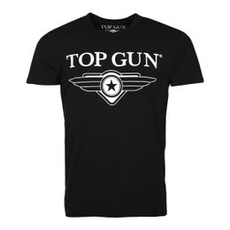T-Shirt Top Gun "Cloudy TG20191006", Herren, Gr. 3xl, schwarz, Obermaterial: 100% Baumwolle, Shirts T-Shirt