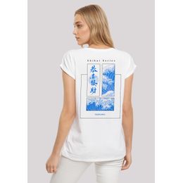 T-Shirt F4NT4STIC "Shibui Series Japan Streetstyle", Damen, Gr. L, wei&szlig;, Obermaterial: 100% Baumwolle, regular fit, Rundhals, ohne B&uuml;ndchen, Shirts T-Shirt, Japan Streetwear Styles