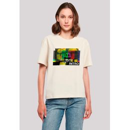 T-Shirt F4NT4STIC "Heroes of Childhood Tao Tao Cassette", Damen, Gr. L, weiß (sandweiß), Obermaterial: 100% Baumwolle, oversize, Rundhals, ohne Bündchen, Shirts, Retro, Heroes of Childhood, TV Serie