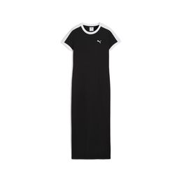 Sweatkleid Puma "Wardrobe Essentials Slim Fit Kleid Damen", Damen, Gr. L, Normalgrößen, schwarz, 100% Baumwolle, slim fit, Kleider