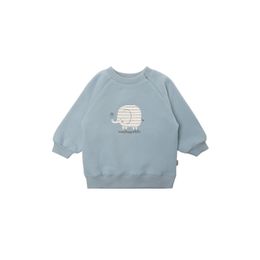 Sweatshirt Liliput "Elefant", M&auml;dchen, Gr. 110/116, blau (hellblau), 80% Baumwolle, 20% Polyester, bedruckt, normal, Rundhals, Sweatshirts Sweatshirt, aus weichem Material mit Baumwolle