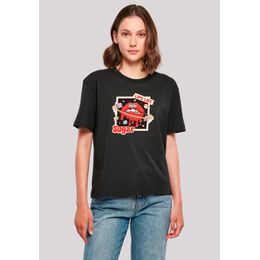 T-Shirt F4NT4STIC "Lips like sugar retro fashion Valentinstag", Damen, Gr. L, schwarz, Obermaterial: 100% Baumwolle, oversize, Rundhals, ohne B&uuml;ndchen, Shirts T-Shirt, Premium Qualit&auml;t