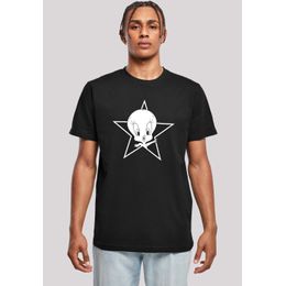 T-Shirt F4NT4STIC "T-Shirt 'Looney Tunes Tweetie'", Damen, Gr. L, schwarz, Obermaterial: 100% Baumwolle, regular fit, Rundhals, ohne B&uuml;ndchen, Shirts T-Shirt, Herren,Premium Merch,Regular-Fit,Basic,Bedruckt