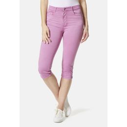 5-Pocket-Jeans STOOKER WOMEN "Capri Colour Skinny Fit", Damen, Gr. 42, Länge 19, rosa (mulberry), Denim/Jeans, 68% Baumwolle, 28% Polyester, 4% Elasthan, skinny fit 7/8-Länge, Jeans, Skinny Fit Casual Clean Wash Denim Jeans Magic Shape Effekt für Damen