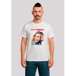 F4NT4STIC Herren T-Shirt "TV Times Honor Blackman 1964 Cover"weiß, Gr. L, Obermaterial: 100% Baumwolle, Shirts, Premium Qualität