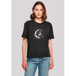 T-Shirt F4NT4STIC "Gothic Valentinstag Skelett Mond", Damen, Gr. L, schwarz, Obermaterial: 100% Baumwolle, oversize, Rundhals, ohne Bündchen, Shirts T-Shirt, Premium Qualität
