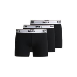 Langer Boxer BOSS "Brief 3 PACK", Damen, Gr. XXL (56), bunt (open_miscellaneous994), Jersey, Obermaterial: 95% Baumwolle, 5% Elasthan, Unterhosen, mit farblich passendem Webbund