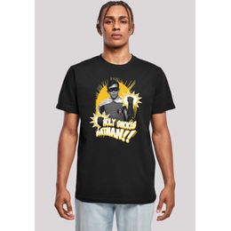 T-Shirt F4NT4STIC "DC Comics Batman TV Series Robin Holy Smokes", Herren, Gr. L, schwarz, Obermaterial: 100% Baumwolle, regular fit, Rundhals, ohne Bündchen, Shirts, Herren,Premium Merch,Regular-Fit,Basic,Bedruckt