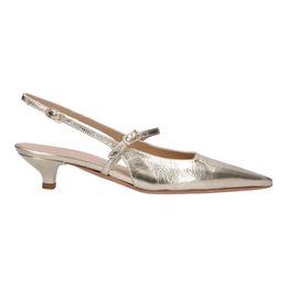 Thea Mika Hohe Schuhe - Slingpumps - Gr. 37 (EU) - in Gold - f&uuml;r Damen