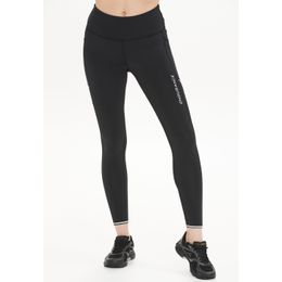 Lauftights Endurance "Energy", Damen, Gr. 34, EURO-Größen, schwarz, 81% Polyester, 19% Elasthan, unifarben, Hosen, mit angenehmer Wärmeisolations-Funktion
