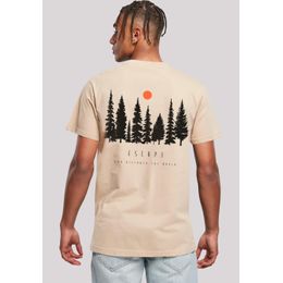 T-Shirt F4NT4STIC "Escape Discover the World Forest", Herren, Gr. L, beige (sand), Obermaterial: 100% Baumwolle, regular fit, Rundhals, ohne Bündchen, Shirts, Discover the World