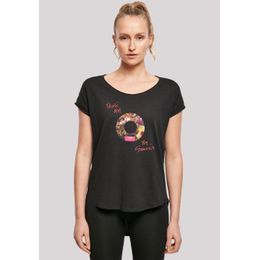 F4NT4STIC Damen T-Shirt "Long Cut T-Shirt 'Rockband Genesis That's All 45'"schwarz, Gr. XL, Obermaterial: 100% Baumwolle, Shirts, Damen,Premium