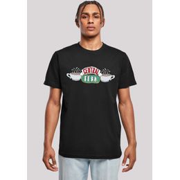 T-Shirt F4NT4STIC "Friends Central Perk Sketch", Herren, Gr. XXL, schwarz, Obermaterial: 100% Baumwolle, regular fit, Rundhals, ohne B&uuml;ndchen, Shirts T-Shirt, Herren,Premium Merch,Regular-Fit,Basic,Bedruckt
