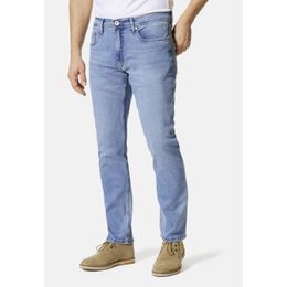 5-Pocket-Jeans Stooker Men "Glendale Denim Slim Straight Fit", Herren, Gr. 34, L&auml;nge 32, blau (skyblau used), Denim/Jeans, 98% Baumwolle, 2% Elasthan, eng lang, Jeans 5-Pocket-Jeans, Slim Straight Fit Casual Clean Wash Denim Jeans f&uuml;r Herren