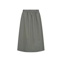 Midirock soyaconcept "Soya Concept Skirt SC-NETTI 99.", Damen, Gr. XL, 7390 misty, Obermaterial: 53% Polyester, 47% Baumwolle, Röcke