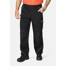 Arbeitshose HERO by John Medoox "GLENN Pro Workwear Arbeits-Cargohose", Herren, Gr. 46, L&auml;nge 32, schwarz, Sweatware, 65% Polyester, 35% Baumwolle, gerade lang, Hosen Arbeitshose, Arbeits-Cargohose Funktionsqualit&auml;tf&uuml;r Herren