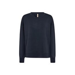 Strickpullover soyaconcept "Soya Concept Sweater SC_BANU", Damen, Gr. XL, 6910 navy, Obermaterial: 48% Modal, 48% Polyester, 4% Elasthan, Pullover Strickpullover