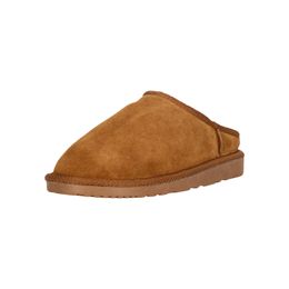 ENDURANCE ATHLECIA Hausschuh ATHLECIA "Aditi", Damen, Gr. 36, braun, Leder, Schuhe Hausschuh, im kuscheligen Design