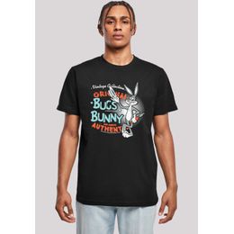 T-Shirt F4NT4STIC "Looney Tunes Vintage Bugs Bunny", Damen, Gr. L, schwarz, Obermaterial: 100% Baumwolle, regular fit, Rundhals, ohne B&uuml;ndchen, Shirts T-Shirt, Herren,Premium Merch,Regular-Fit,Basic,Bedruckt