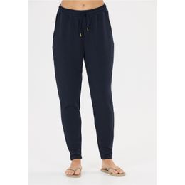 ENDURANCE ATHLECIA ATHLECIA Damen Sweathose "Jacey"blau, blau, Gr. 42, unifarben, 51% Polyester, 44% Modal, 5% Elasthan, Hosen, aus weichem Modalmix